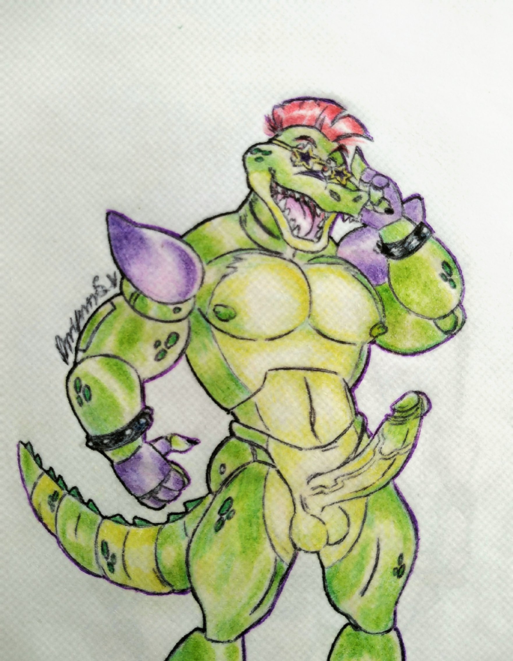 Rule 34 Alligator Alligator Tail Alligatorid Alligatorid Humanoid