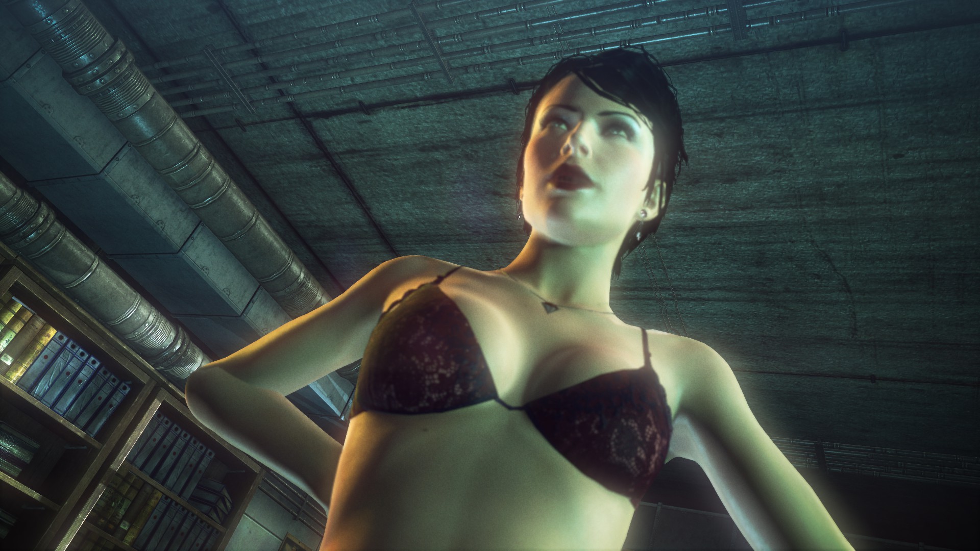 Rule 34 3d Bikini Bikini Top Hitman Hitman Absolution Io Interactive Layla Stockton Screenshot