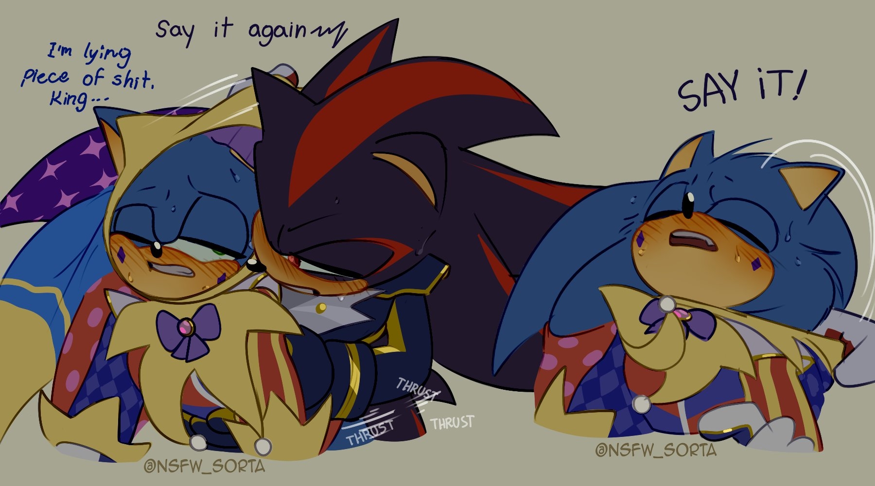 Rule 34 2boys Gay King Shadow Male Male Only Shadow The Hedgehog 5689