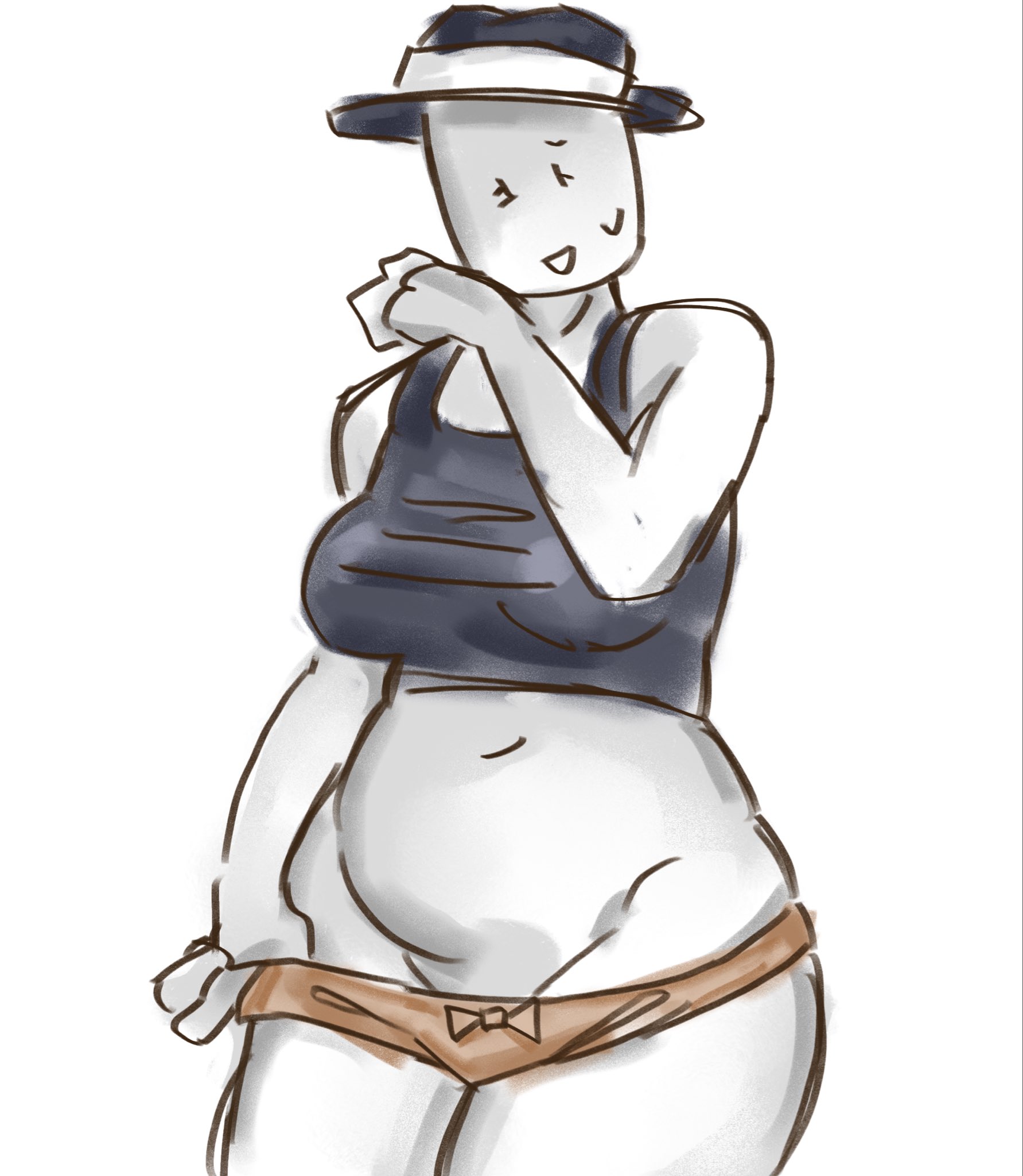 Rule 34 1girls Breasts Fedora Female Female Only First Porn Of