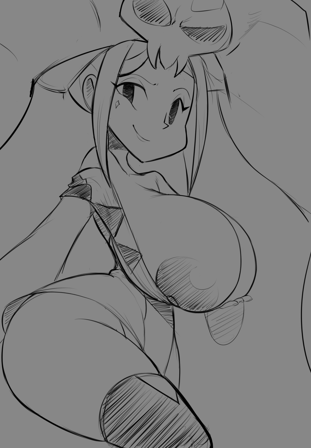 Rule 34 Absolute Territory Bangs Big Breasts Breasts Cerebella Curvy 7870