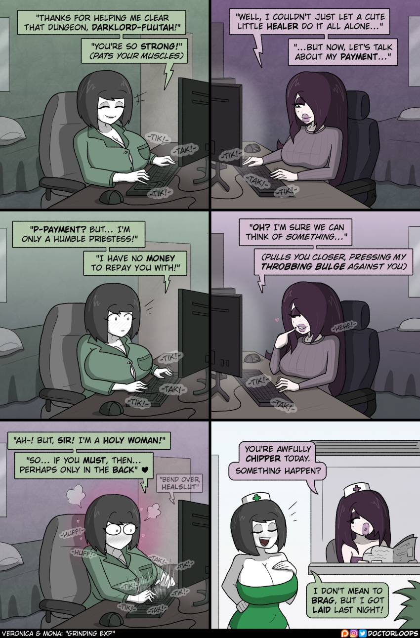 Rule 34 Big Breasts Big Lips Breasts Cleavage Comedy Comic 3719