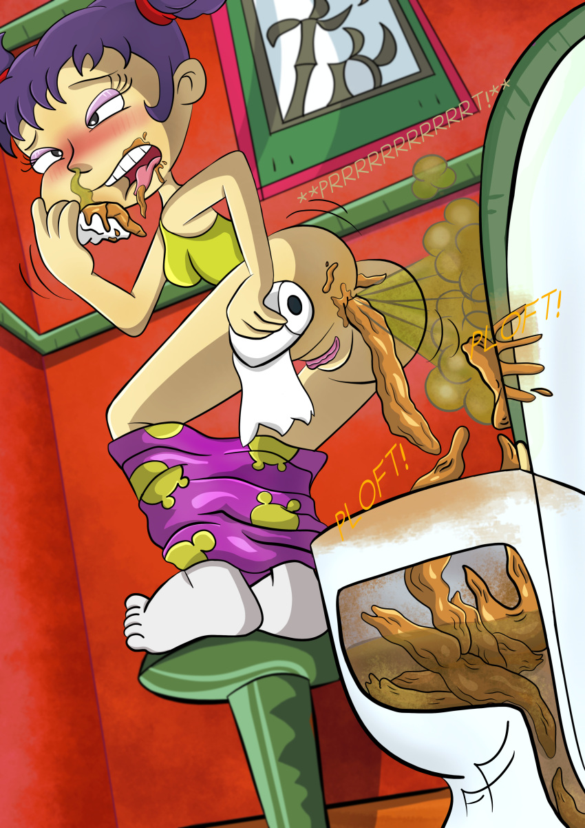 Rule 34 All Grown Up Disgusting Fart Fetish Farting Foot Folk Kimi