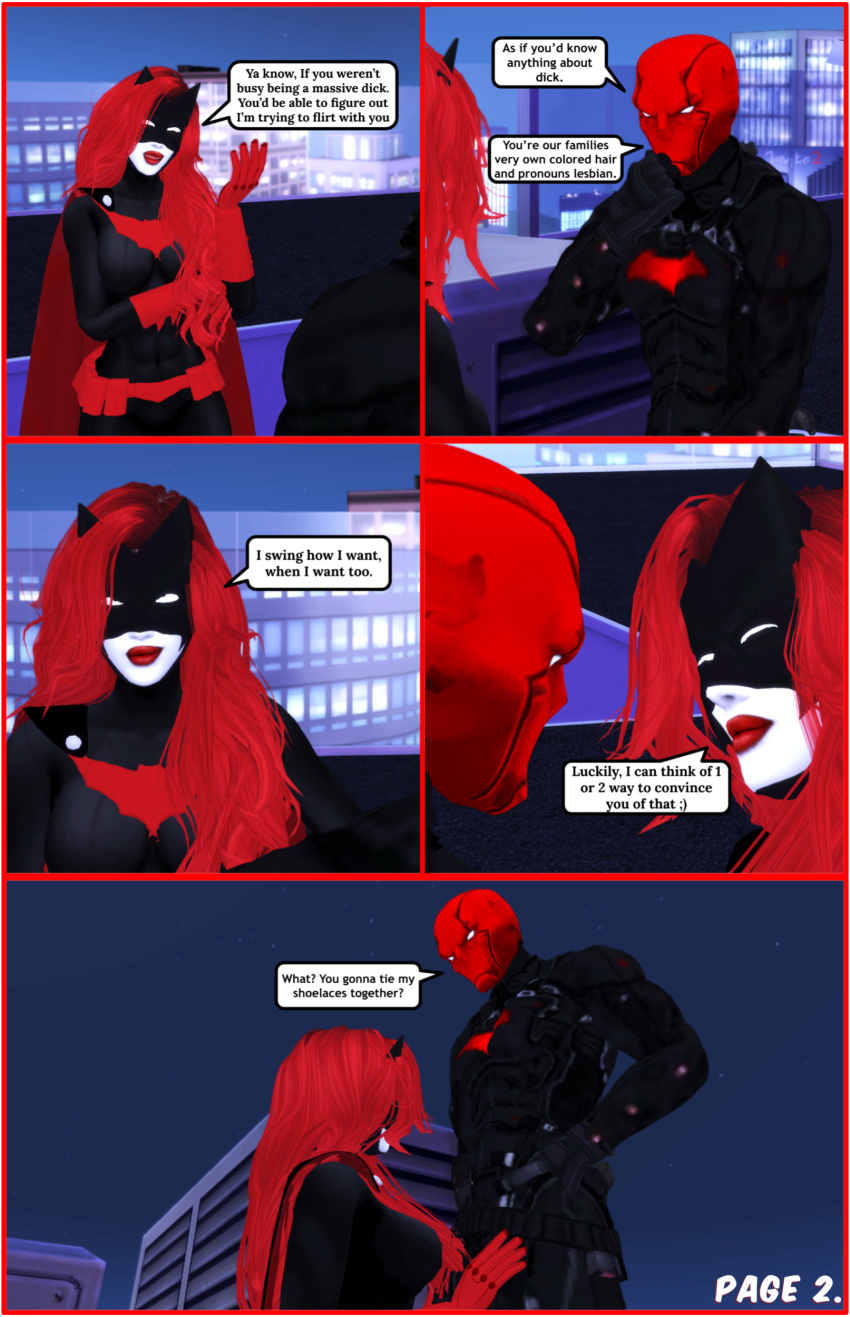 Rule 34 1boy 1girls 3d Batman Series Batwoman Bisexual Bisexual 7544