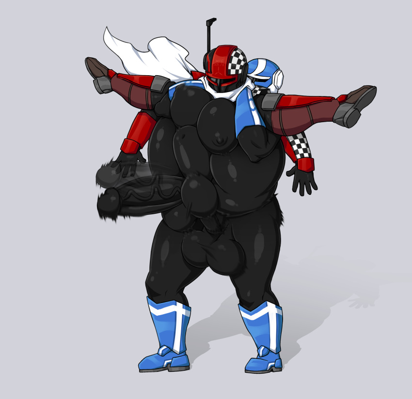 Rule 34 Armor Armored Female Armored Futa Belly Bulge Bodysuit Bulge