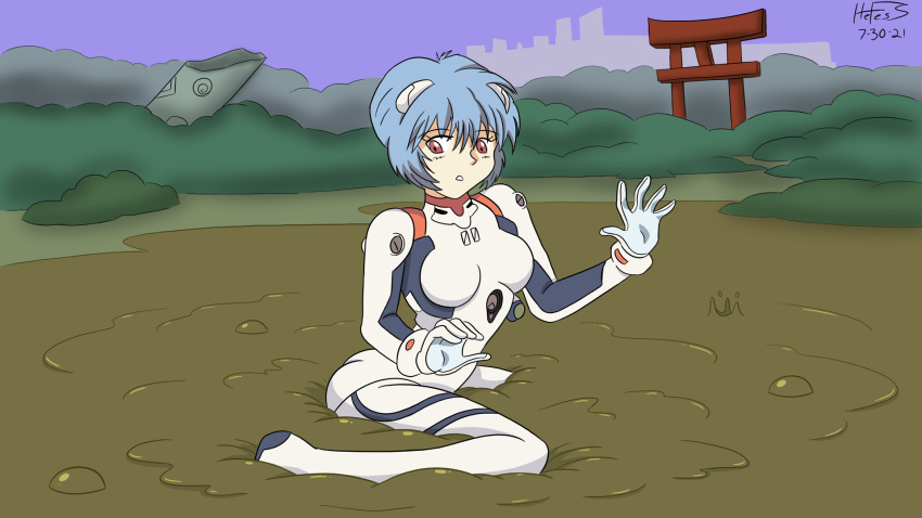Rule 34 Ass Breasts Female Female Only Hefess Mud Neon Genesis Evangelion Quicksand Rei