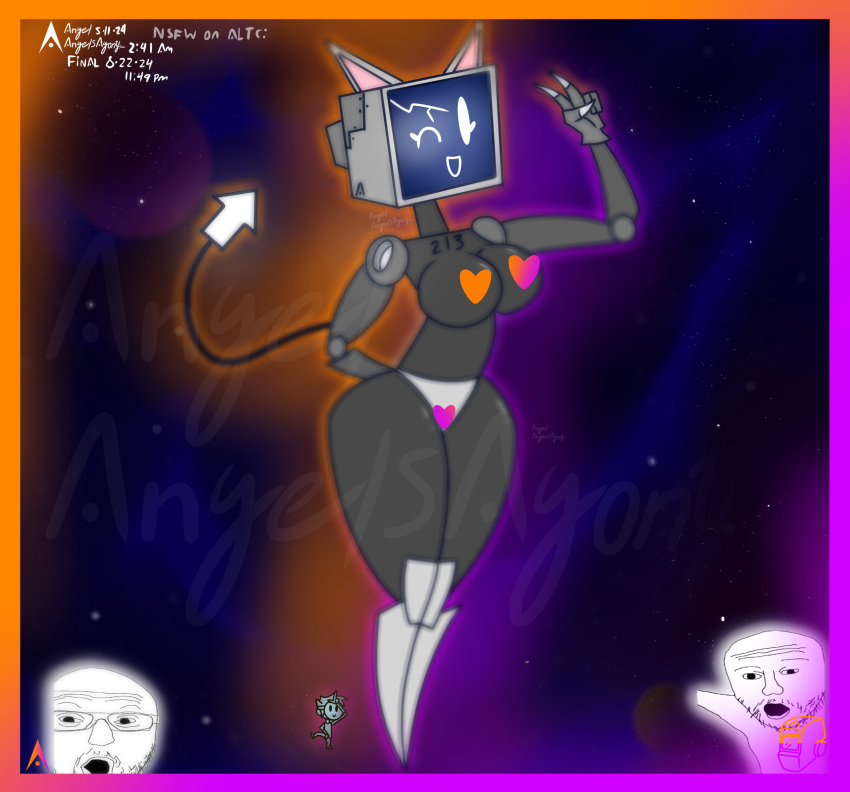 Rule 34 Agonywelds Angelsagony Ass Big Breasts Big Butt Breasts Cat Ears Catgirl Censored
