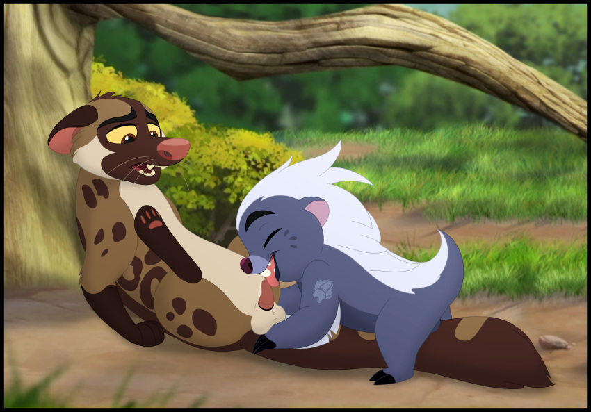 Rule 34 Badger Balls Bodily Fluids Bunga Civet Disney Duo Feral Genitals Hi Res Honey Badger
