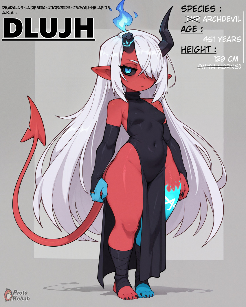 Rule 34 4 Fingers 4 Toes Ai Generated Bandage Black Sclera Blue Eyes