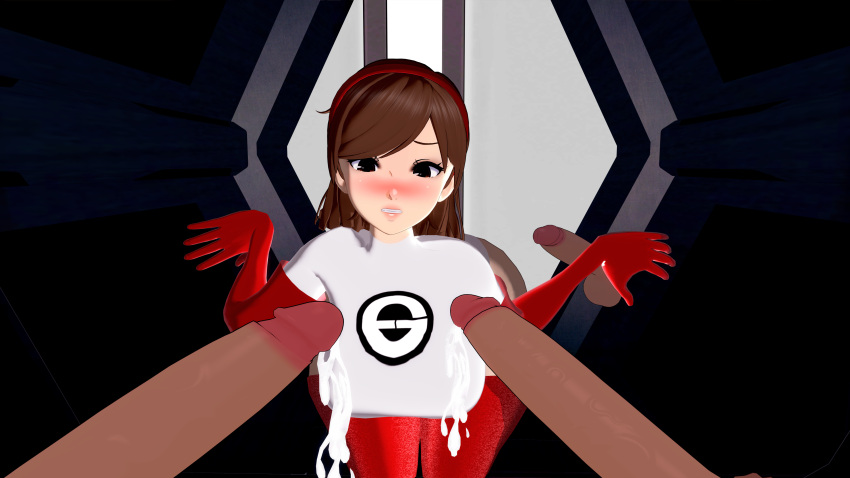 Rule 34 3d Big Ass Big Breasts Big Penis Elastigirl Elastigirl 8278