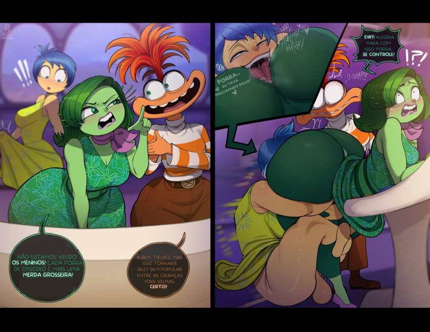 Rule 34 Anxiety Inside Out Blackwhiplash Disgust Inside Out Futanari Inside Out Inside Out
