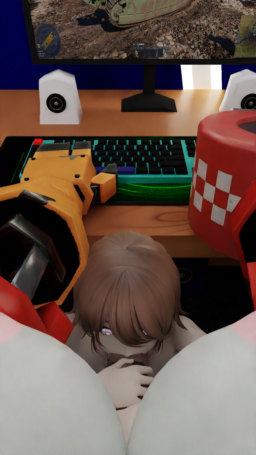 Rule 34 1futa 1girls 3d 3d Model Blender Computer Ellie 5293