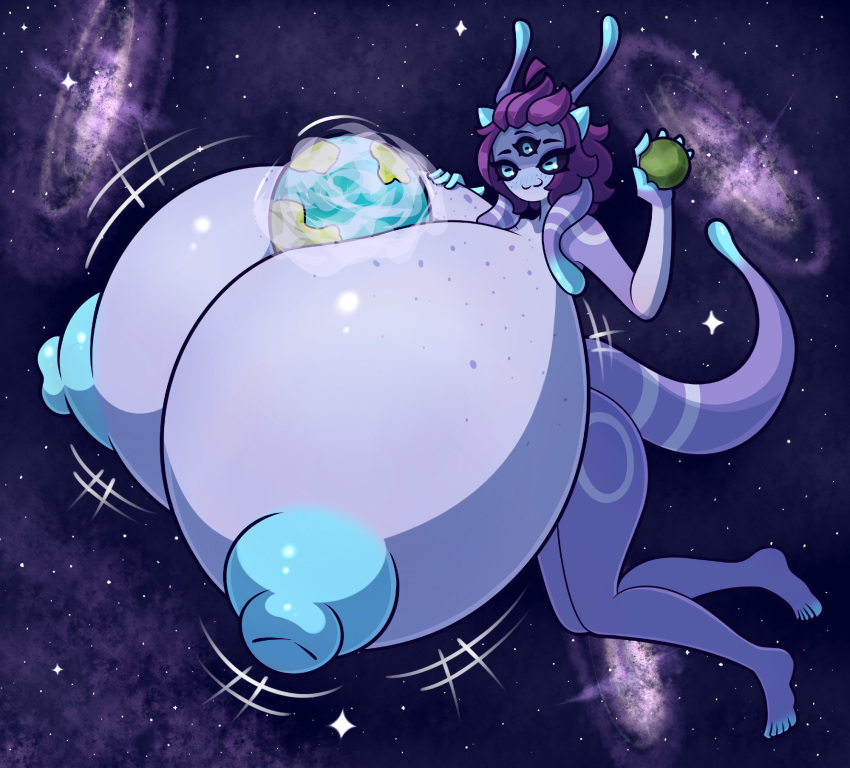 Rule 34 1girls Alien Alien Girl Alien Humanoid Astronomical Giantess Between Breasts Breast