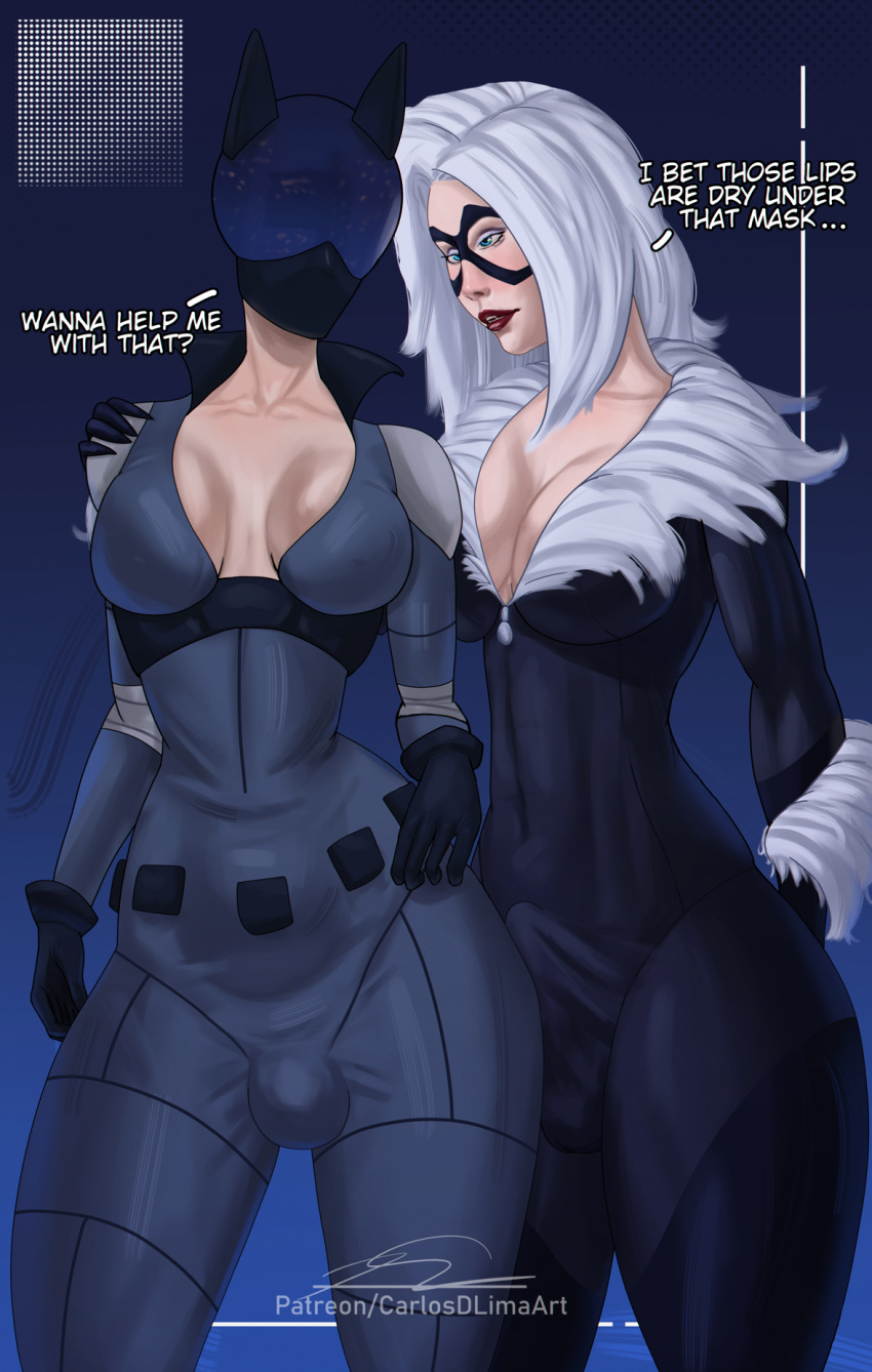 Rule 34 2futas Absolute Catwoman Absolute Dc Batman Series Black Cat Marvel Carlosdlimaart