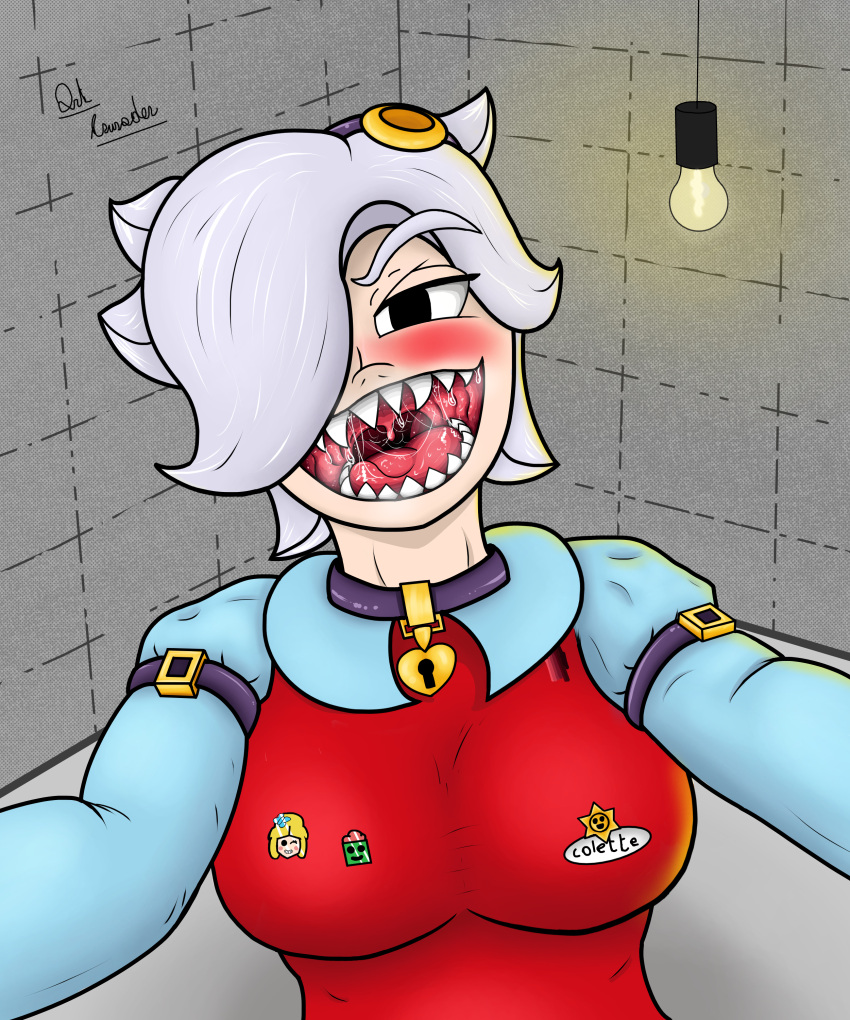 Rule 34 Brawl Stars Colette Brawl Stars Female Pred Mawshot Oral Vore Pov Pov Vore Saliva