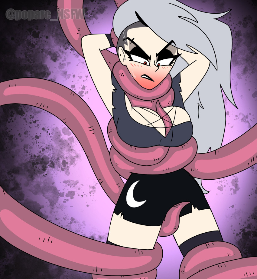 Rule 34 Annoyed Annoyed Expression Arms Behind Back Asphyxiation 3011