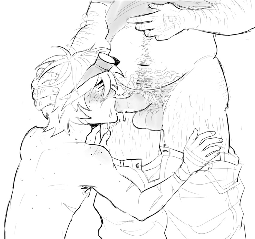 Rule 34 Armpit Hair Body Hair Closed Eyes Gay Hahadit Large Balls