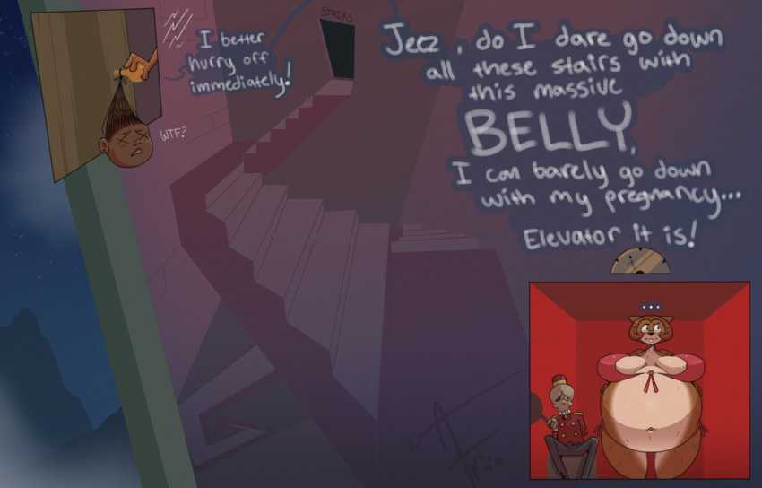 Rule 34 Afraart Ass Big Ass Big Belly Big Breasts Bikini Bikini Top Breasts Comic Digestion