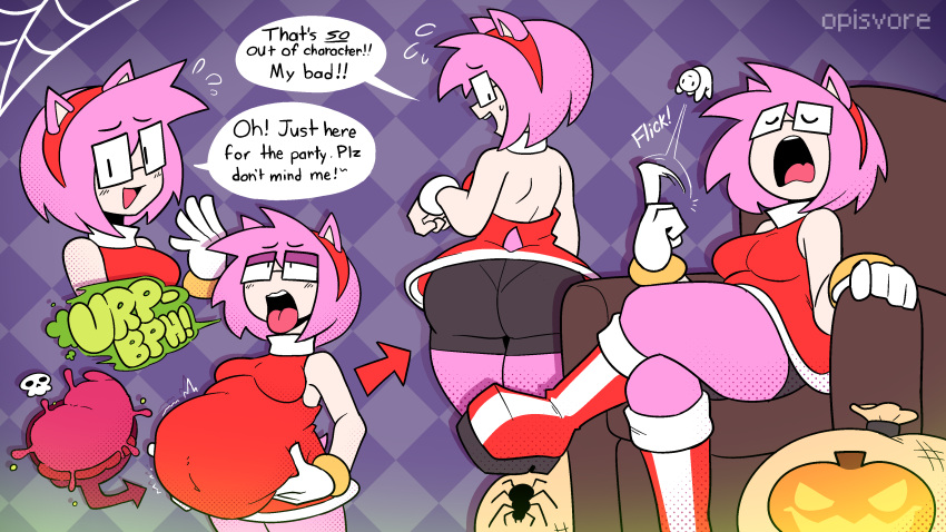 Rule 34 1girls 2023 Ambiguous Prey Amy Rose Amy Rose Cosplay Artist Self Insert Ass Belly