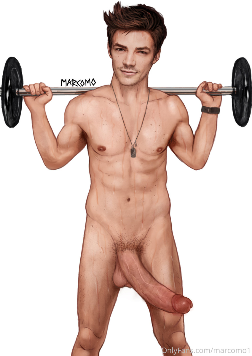 Rule 34 Actor Arrowverse Barbell Barry Allen Big Cock Big Penis Boner