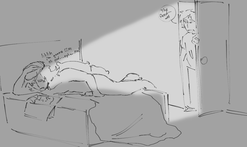 Rule 34 Bed Block Tales Caught Caught Masturbating Cum Cumming