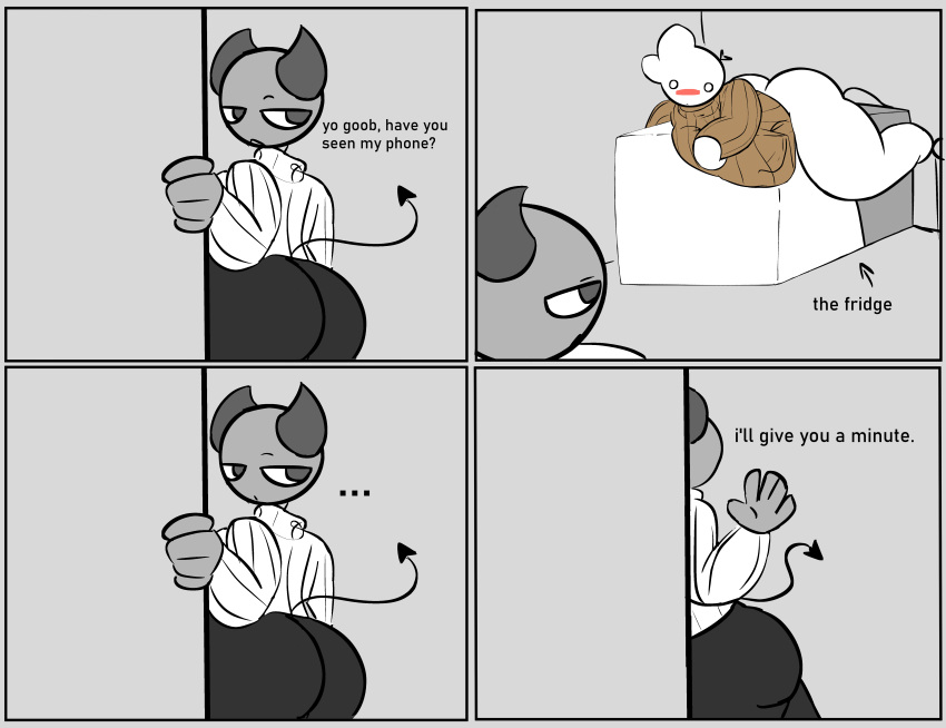 Rule 34 Absurd Res Anal Vore Cute Demon Female Goob Toastyloaf Grey Skin Male Male Female