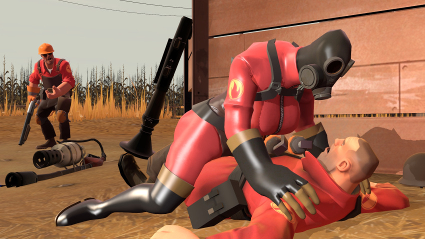 Rule 34 Engineer Team Fortress 2 Female Fempyro Kufis Male Sex Soldier Team Fortress 2