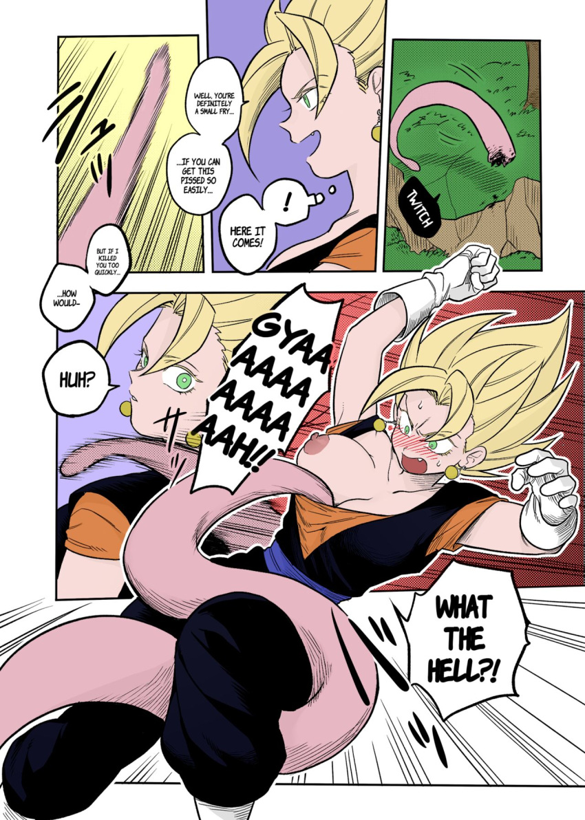 Rule 34 Dragon Ball Female Female Vegito Fraudgito Kkkkkirrier Majin