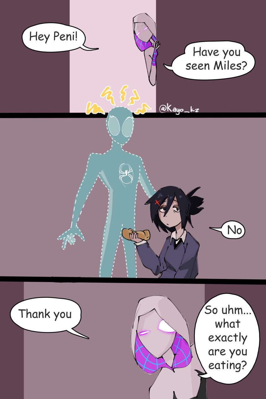 Rule 34 1boy 2023 2girls Aged Up Black Hair Comic Comic Panel English 7548